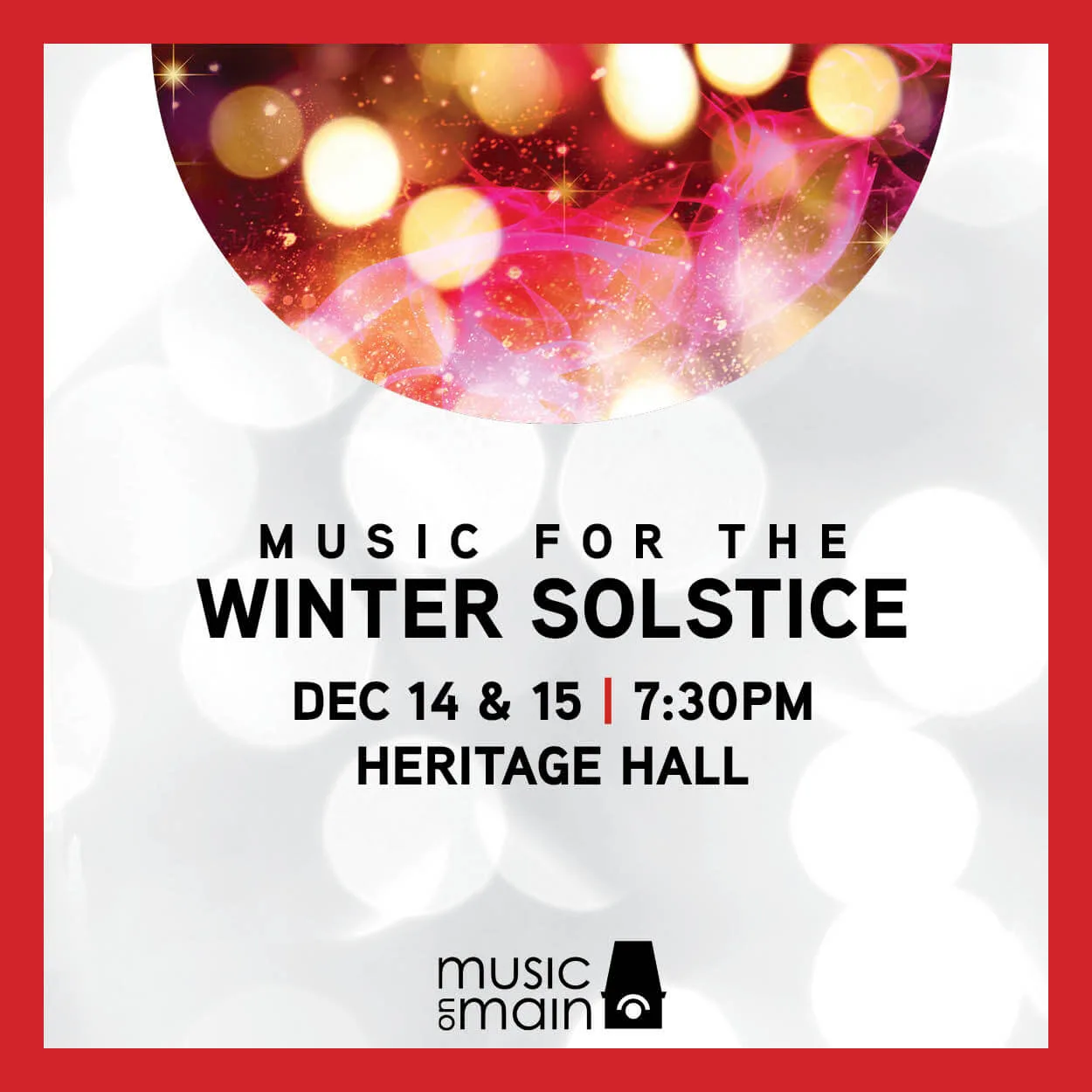 Music for the Winter Solstice 2025 - Music on Main